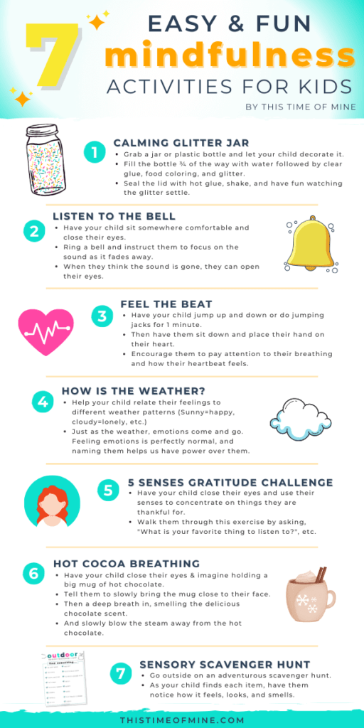 7 Easy And Fun Mindfulness Activities For Kids (Infographic) - Learning ...